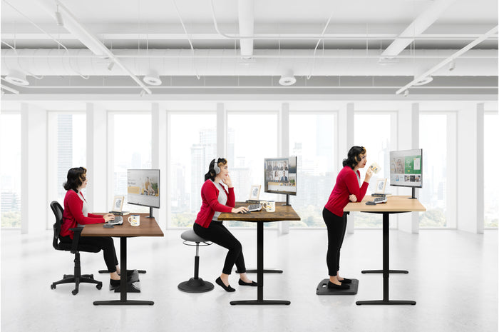Upgrade Posture & Productivity With Sit-Stand Desks | Mount-It!