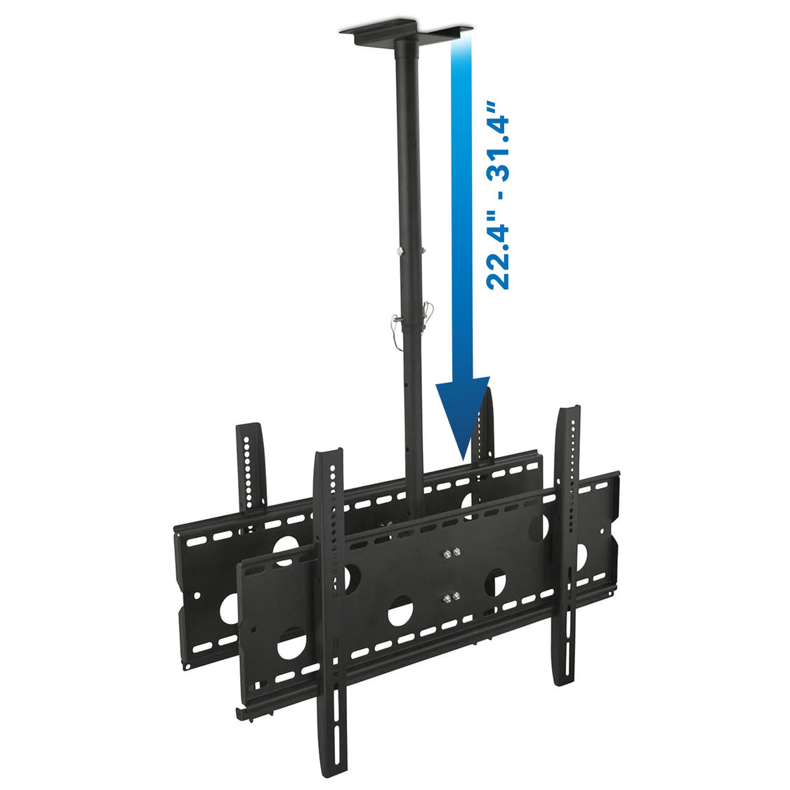 Mount-It! Dual Front & Back TV Ceiling Mount for 37" to 75" TVs | holds ...