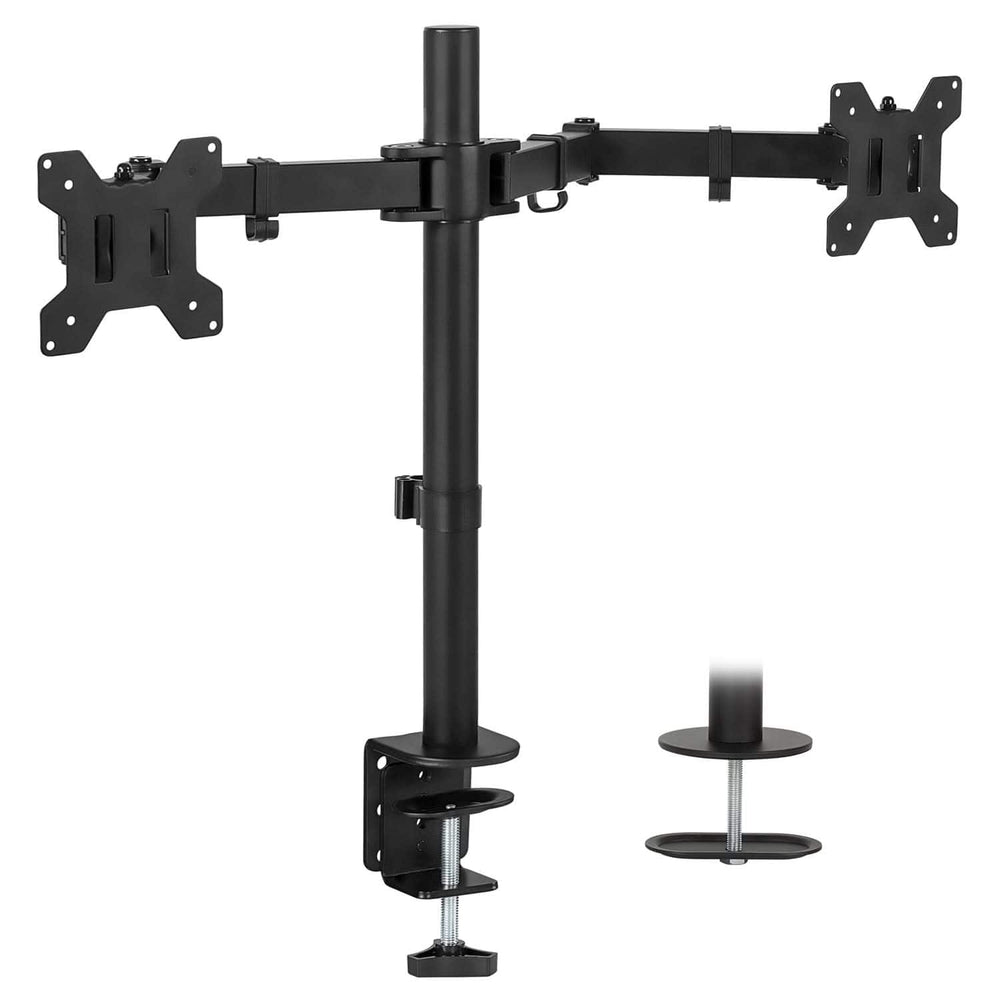 Dual Monitor Mounts & Arms | Desk Mount Solutions for 2 Screens – Mount-It!