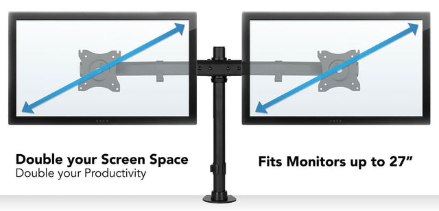 Low Profile Dual Monitor Desk Mount – MI-2772 – Mount-It!