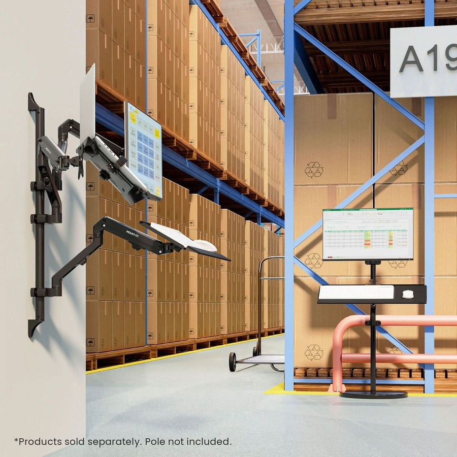 Counterbalance Keyboard Tray Arm for Wall and Pole Mounting - Mount-It ...