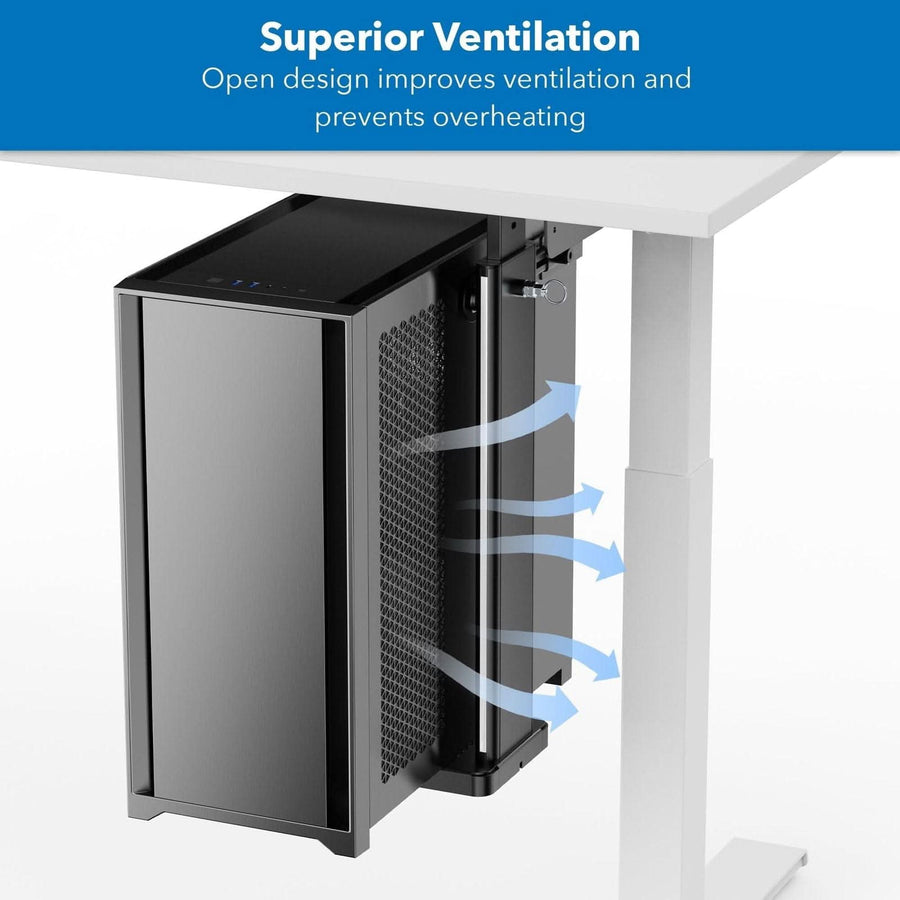 Heavy-Duty Under Desk / Wall CPU Mount - Mount-It! – MI-7171 – Mount-It!