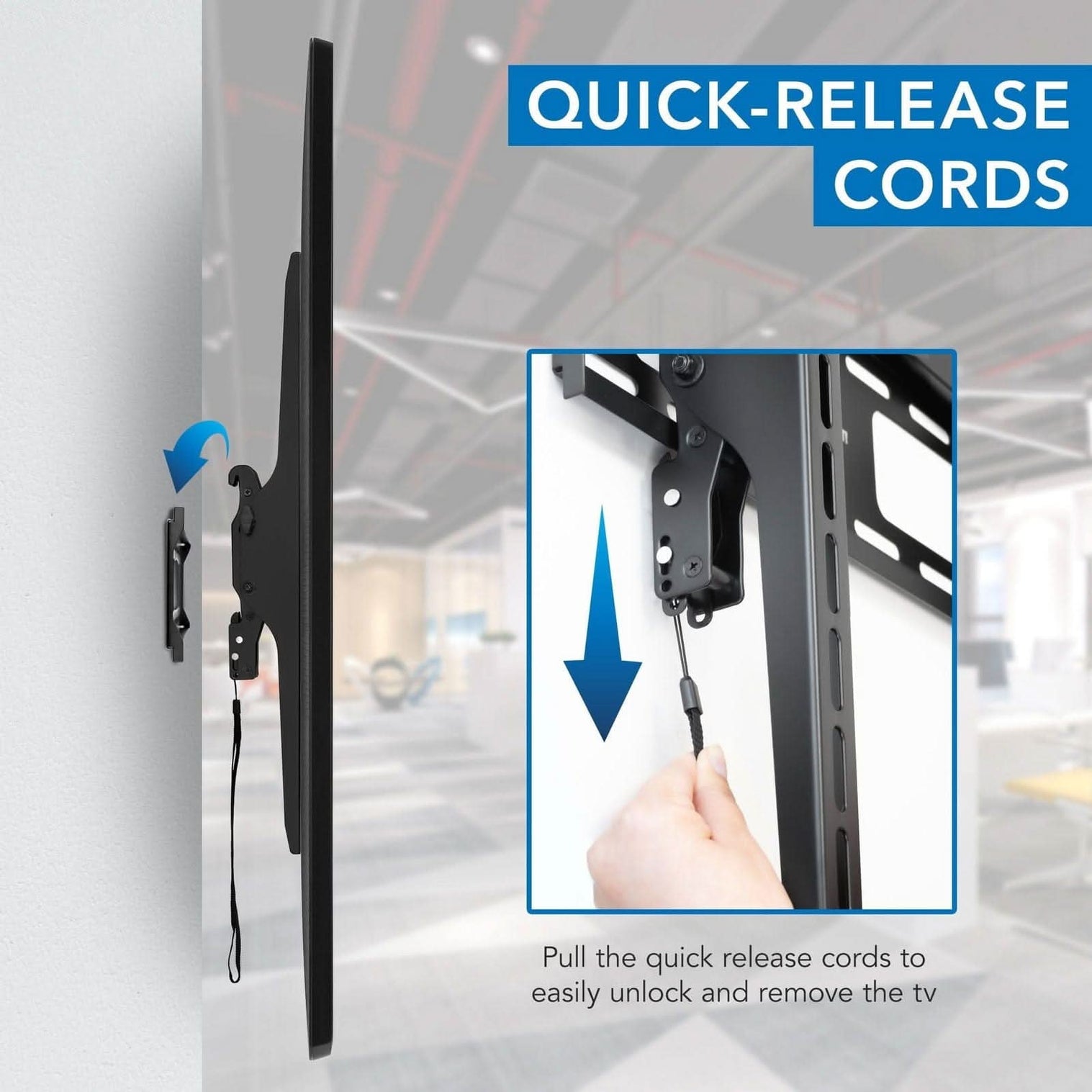 Mount-It! Portrait TV Wall Mount - Mount-It! for 37" to 75" TVs | holds ...