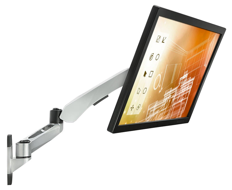 CLiX Series Full Motion Single Monitor Wall Mount with Gas Spring Arm ...
