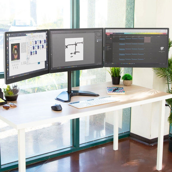 Triple Monitor Mounts & Arms | 3 Monitor Desk Mount Solutions – Mount-It!